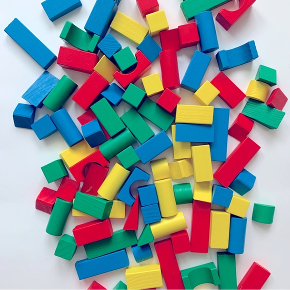 Melissa & Doug | Toys | Melissa Doug 0 Piece Wooden Building Blocks Set ...